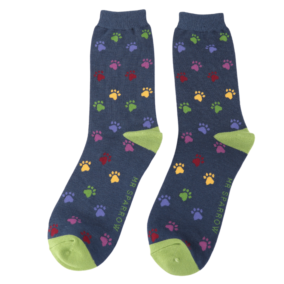 Men's Multi Paw Print Socks – Mayhew Shop